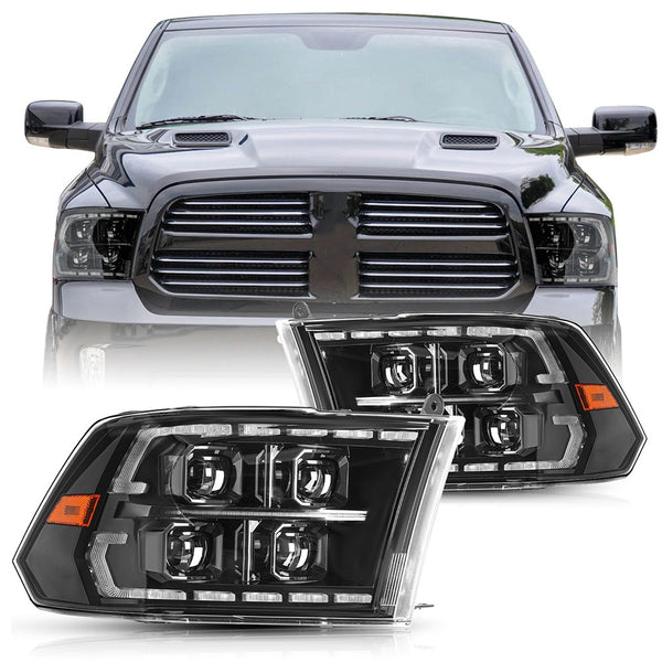 For 2013-2018 Dodge Ram 1500 2500 3500 Full LED Performance Headlights ...