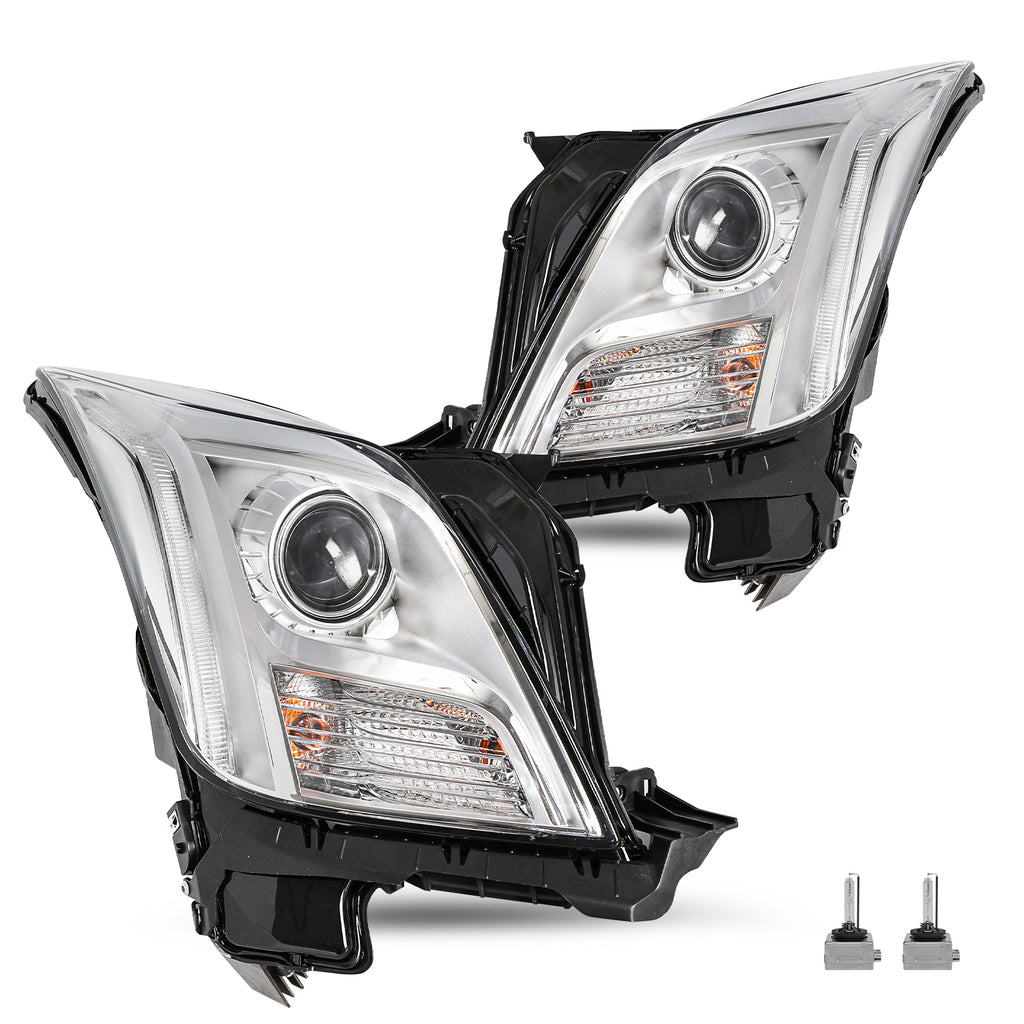 For 2013-2017 Cadillac XTS LED DRL Projector Headlights – LESEM