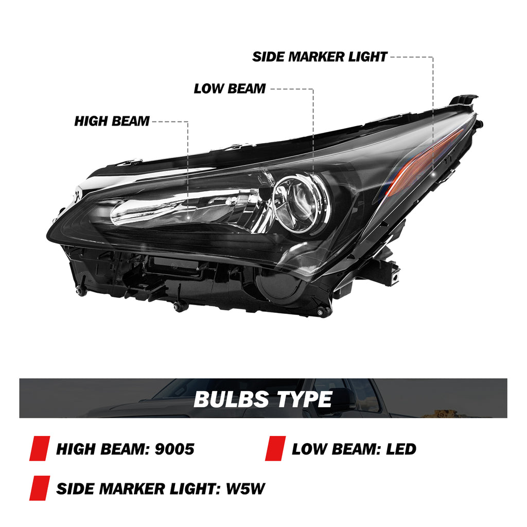 2015-2017 Lexus NX200t LED Low Beam Headlights – LESEM