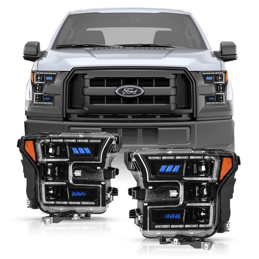 2015-2017 Ford F-150 Full LED Performance Headlights – LESEM